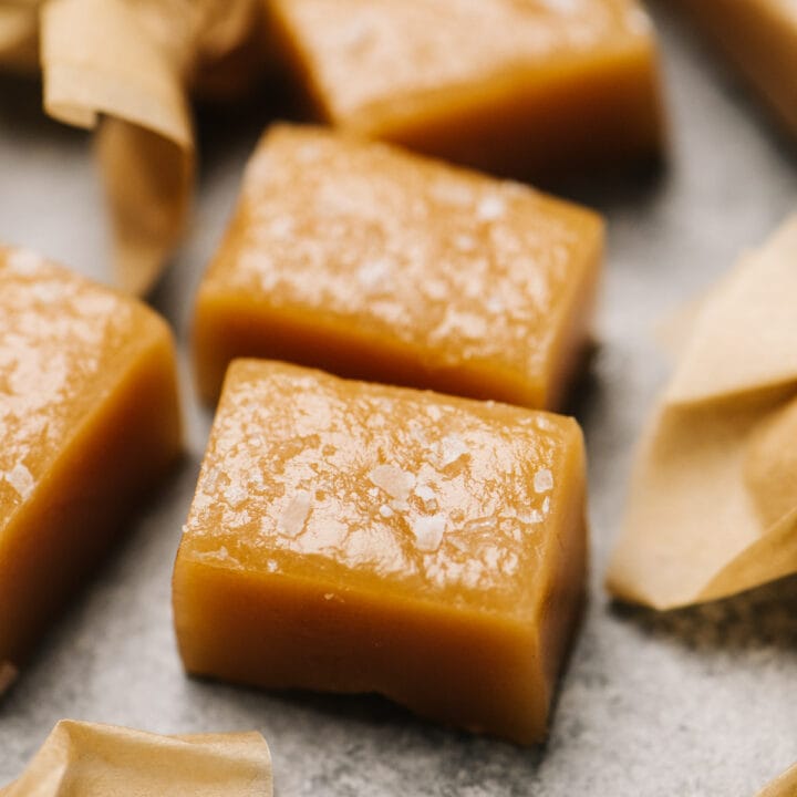 Homemade Caramel Candy (Soft and Chewy) - Our Salty Kitchen