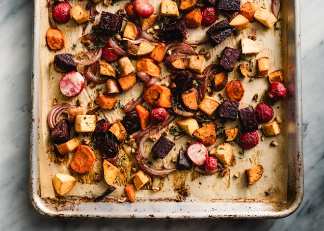 Maple Roasted Root Vegetables (with VIDEO!) - Our Salty Kitchen