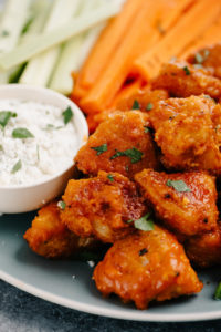 Buffalo Chicken Bites (Boneless Buffalo Wings) - Our Salty Kitchen