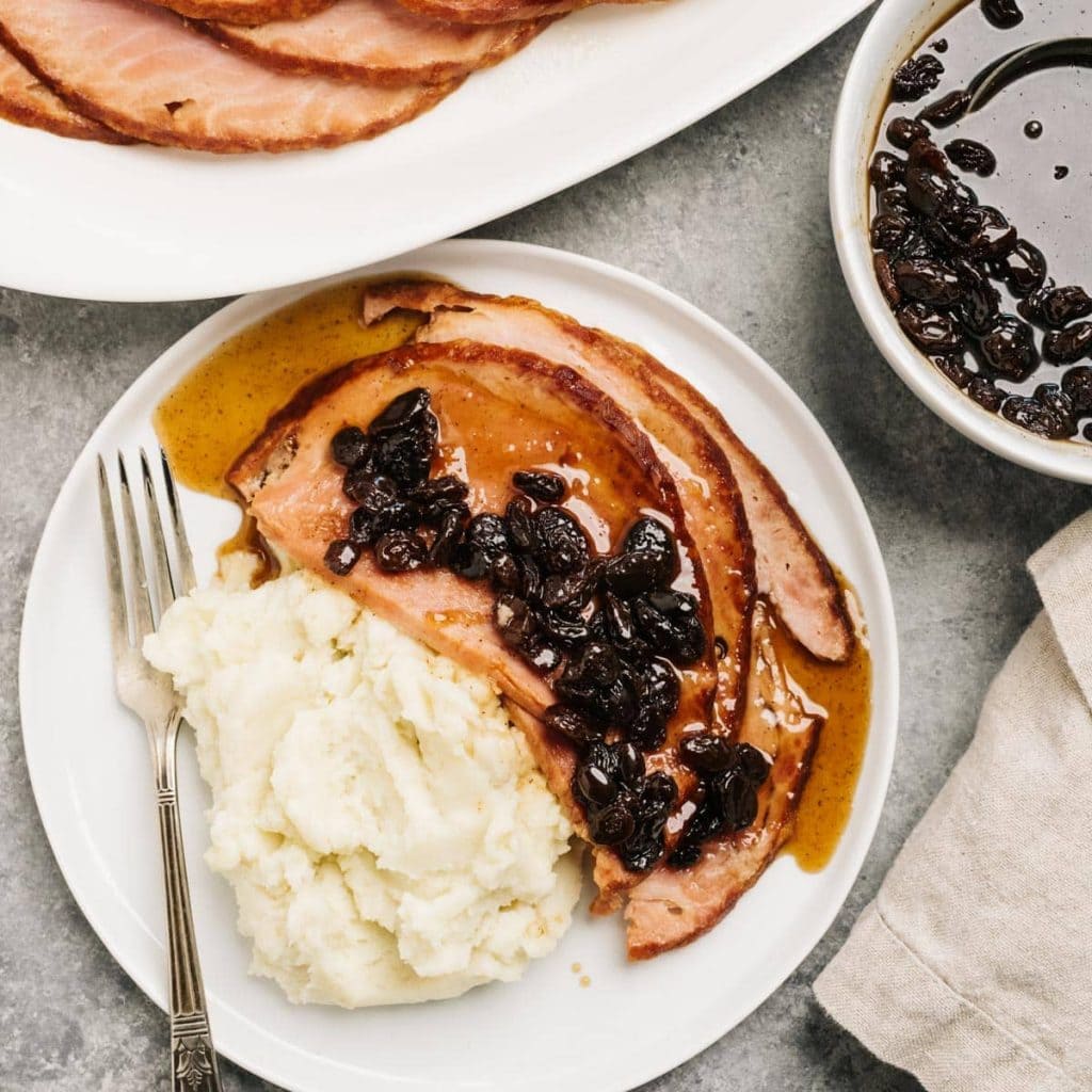 Raisin Sauce for Ham (with VIDEO!) - Our Salty Kitchen