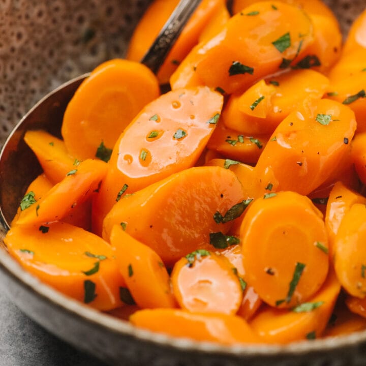 Simple Stovetop Honey Glazed Carrots - Our Salty Kitchen