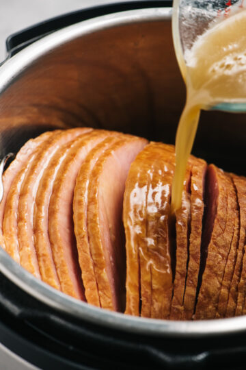 Instant Pot Ham with Maple Orange Glaze - Our Salty Kitchen