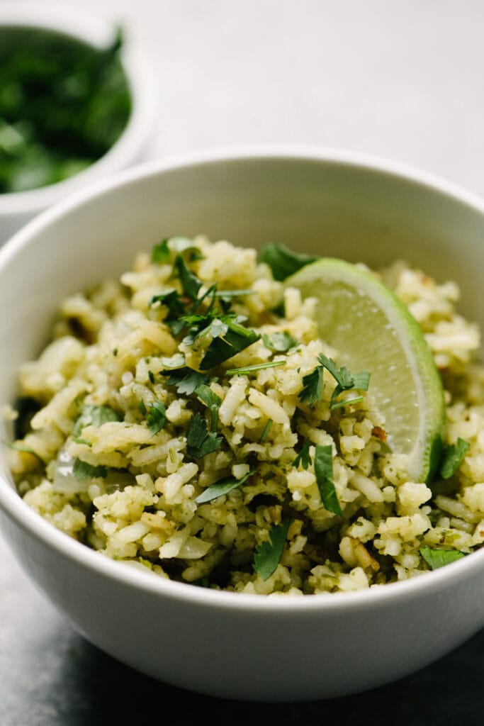 Mexican Green Rice (So Flavorful!) - Our Salty Kitchen