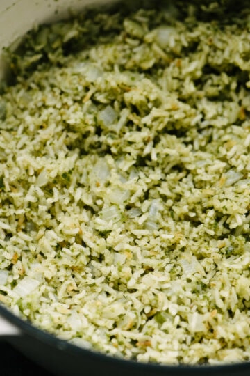 Mexican Green Rice (So Flavorful!) - Our Salty Kitchen