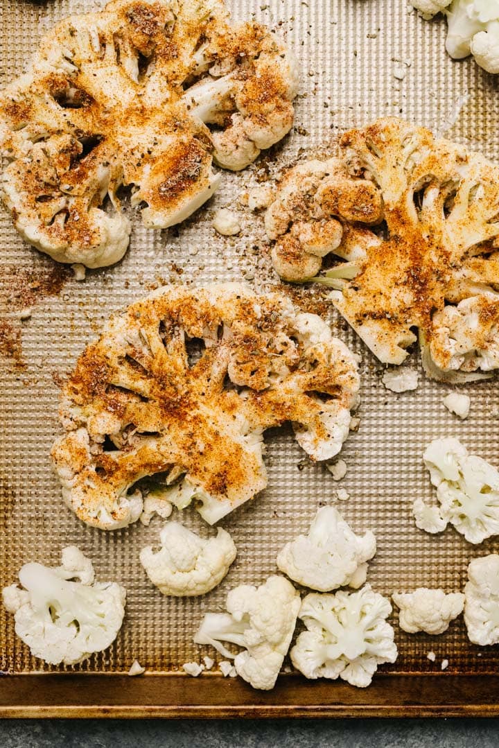 Cauliflower Steaks (Crispy and Tender) - Our Salty Kitchen
