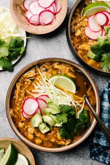 Quick Leftover Turkey Pozole - Our Salty Kitchen