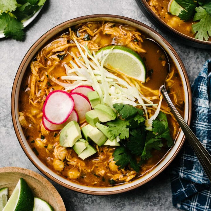 Quick Leftover Turkey Pozole - Our Salty Kitchen