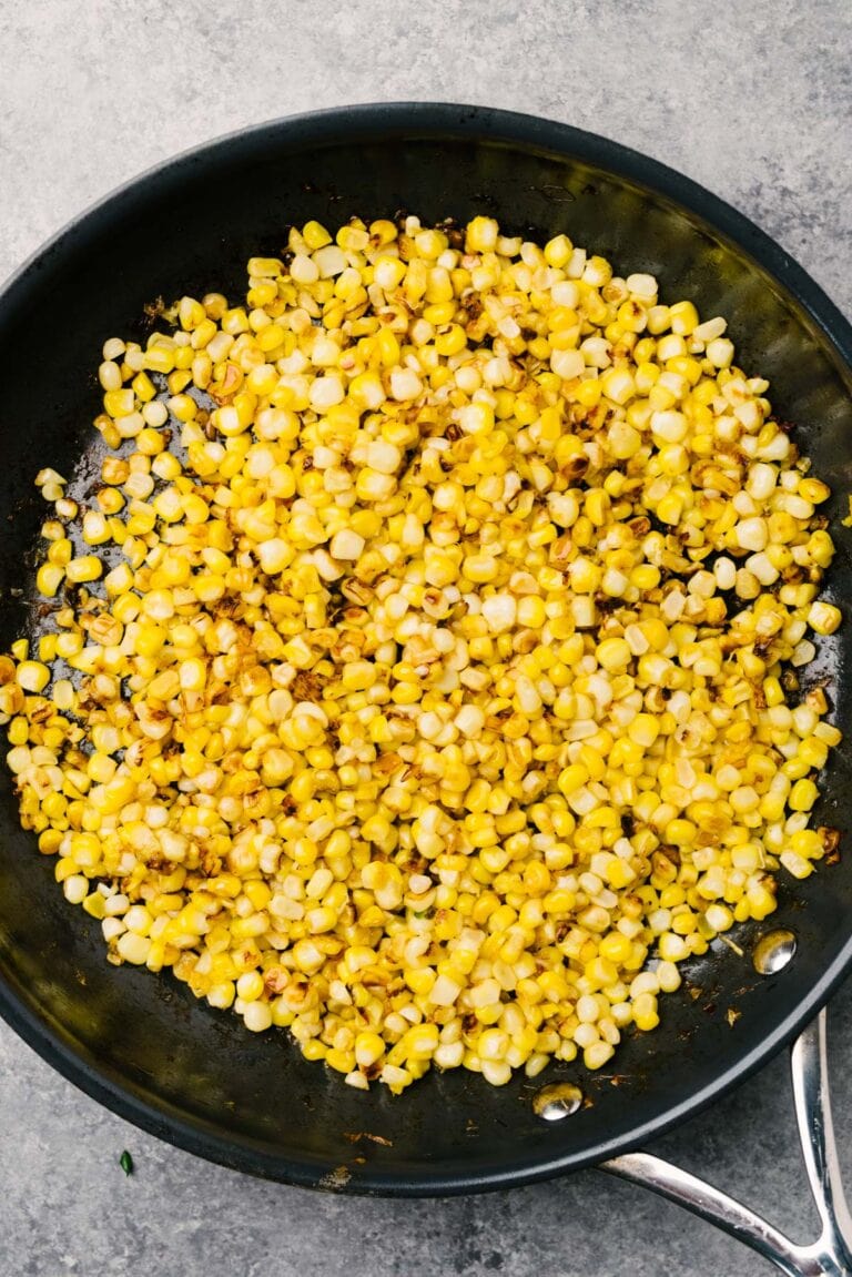 Buttery Sautéed Skillet Corn (15 Minutes!) - Our Salty Kitchen