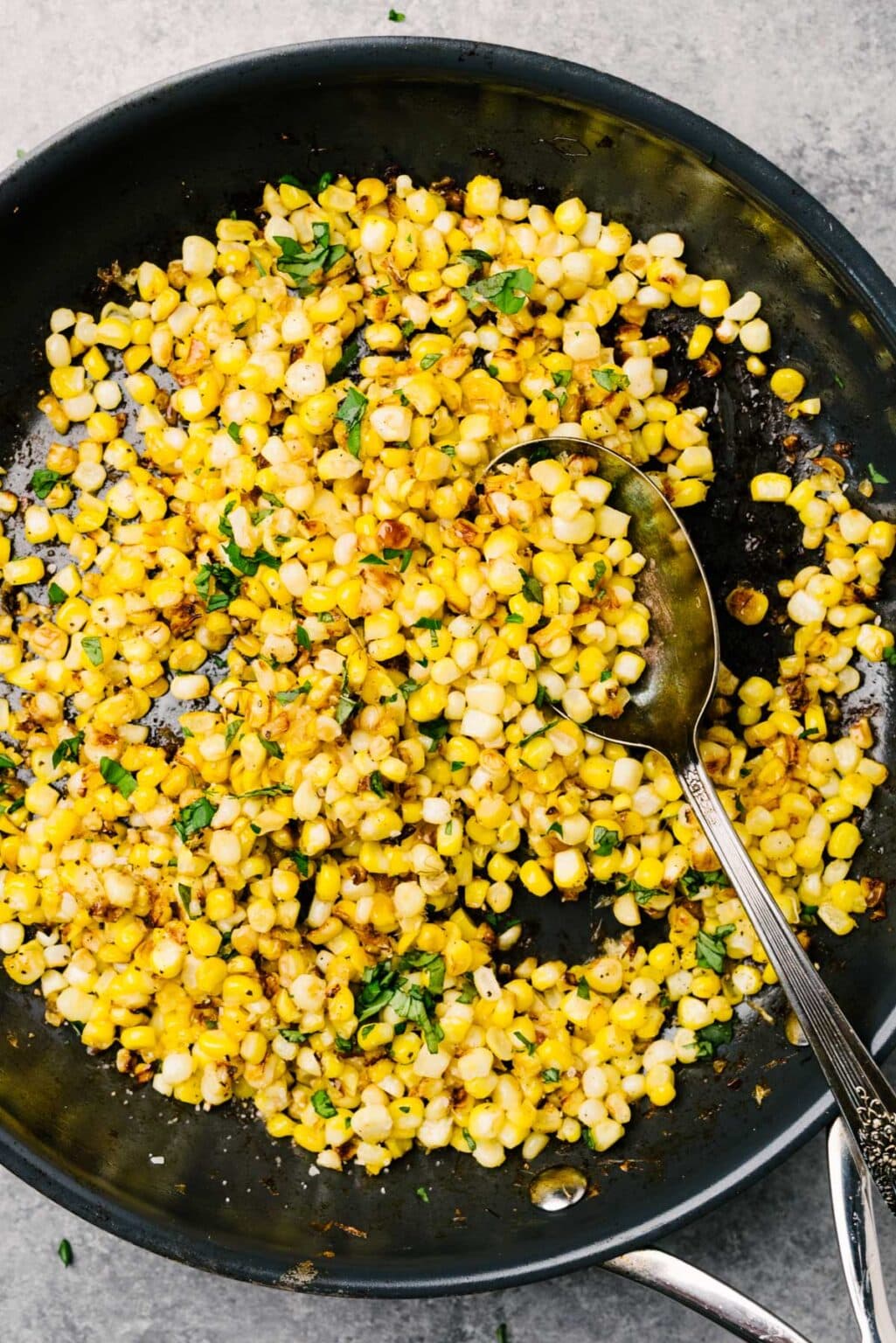 Buttery Sautéed Skillet Corn (15 Minutes!) - Our Salty Kitchen